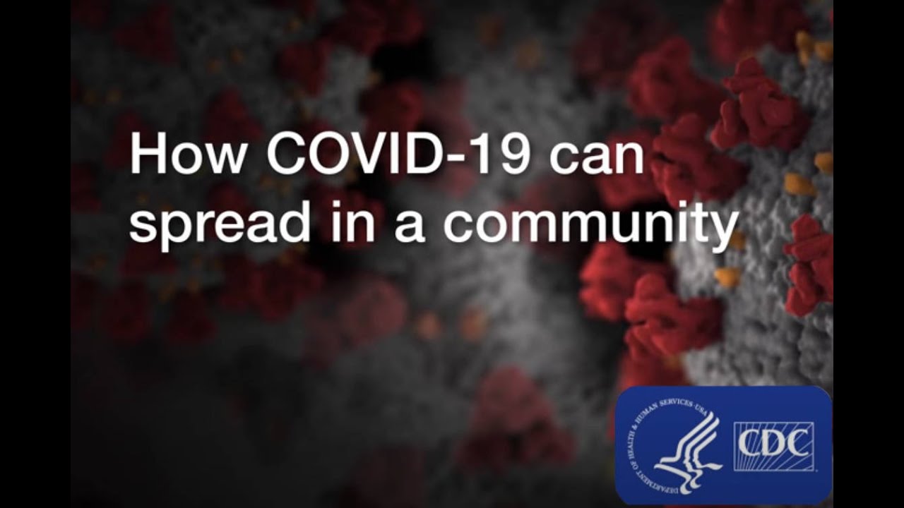 How COVID 19 Can Spread in a Community by CDC - YouTube