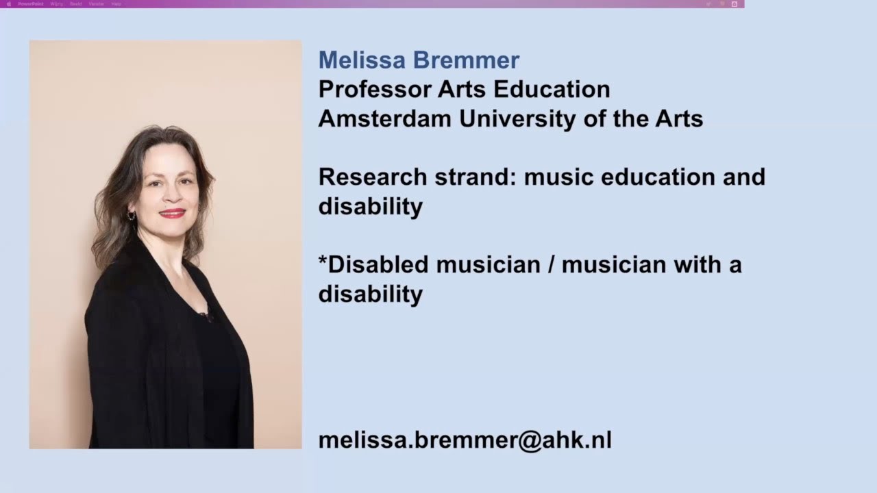 Melissa Bremmer (keynote speaker) - 1st ADMN International Online ...