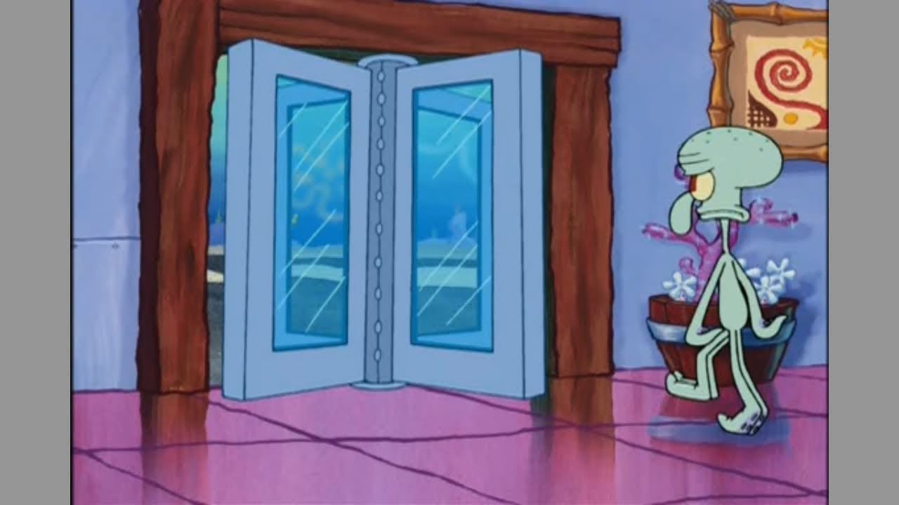 Squidward quit the job and off naked - YouTube