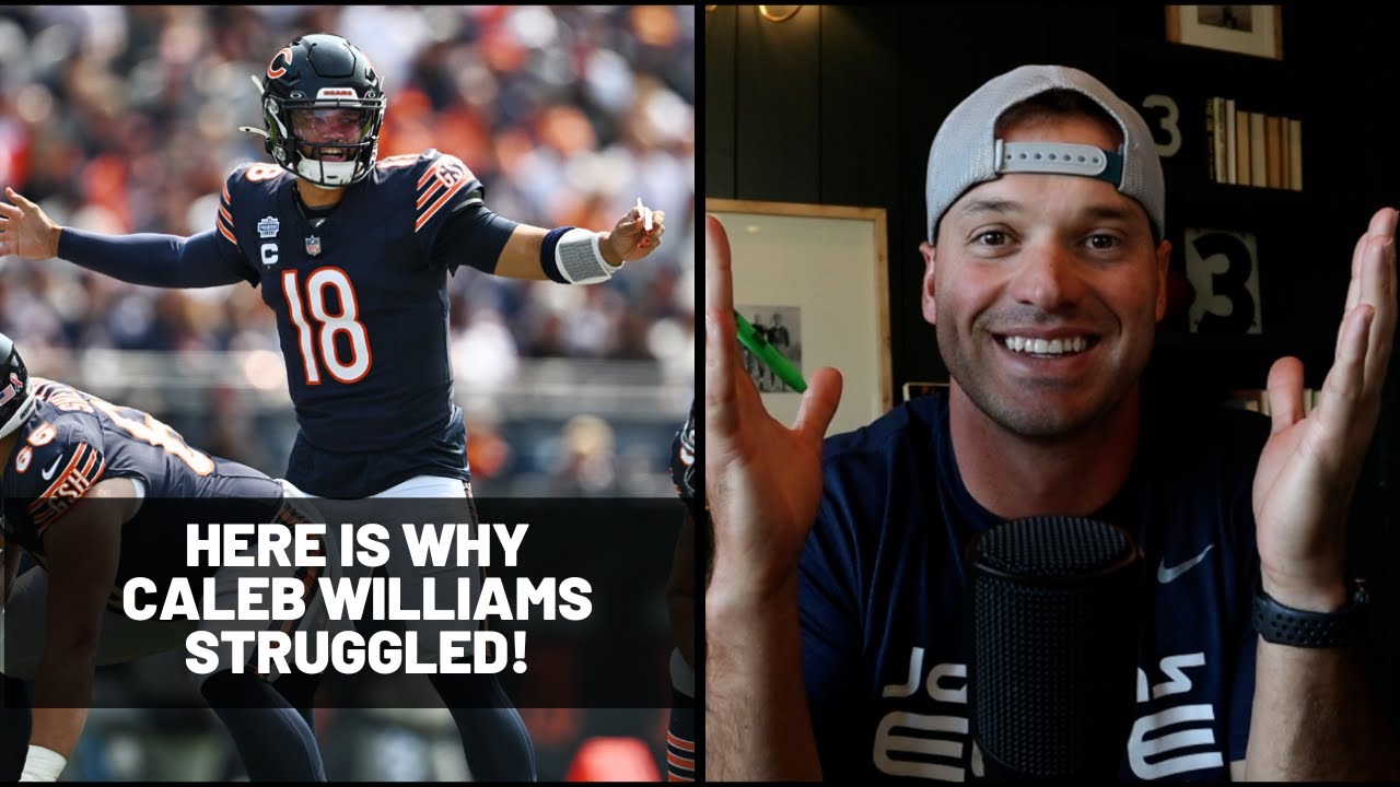 Here Is Why Caleb Williams Struggled | Film Breakdown | Week 1 - YouTube