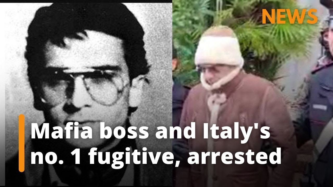 Mafia boss, Italy's no. 1 fugitive, arrested after 30 years - YouTube
