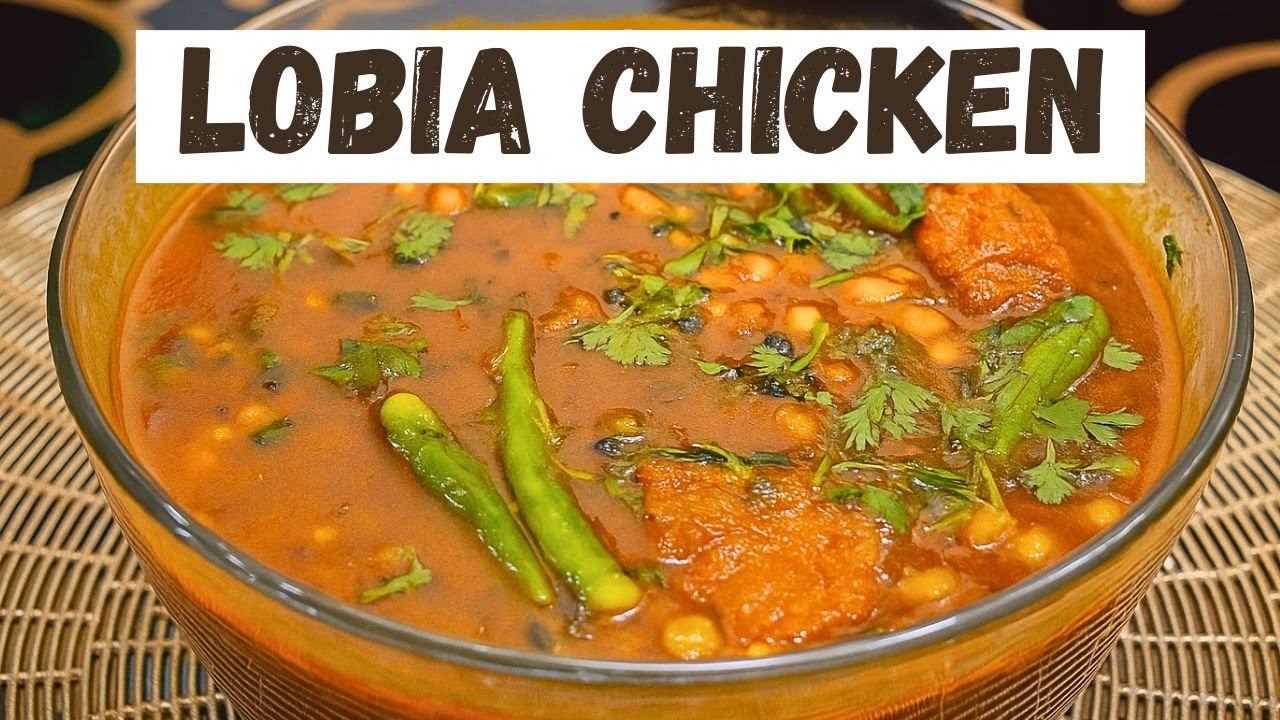 Lobia Chicekn Recipe|Dhaba Style I white lobia IKS daily recipes# ...