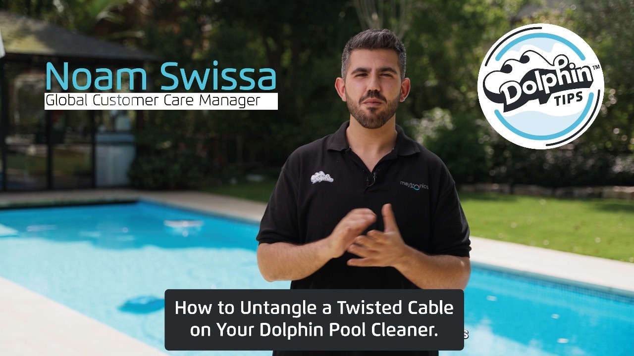 How to Untangle a Twisted Cable on Your Dolphin Cleaner - YouTube