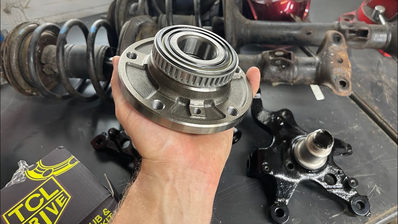 Rebuilding my BMW E36 318is wheel hubs to RACE CAR spec! - YouTube