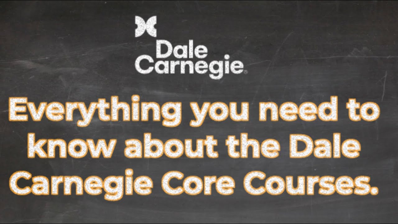 What are the Dale Carnegie Core Courses - YouTube