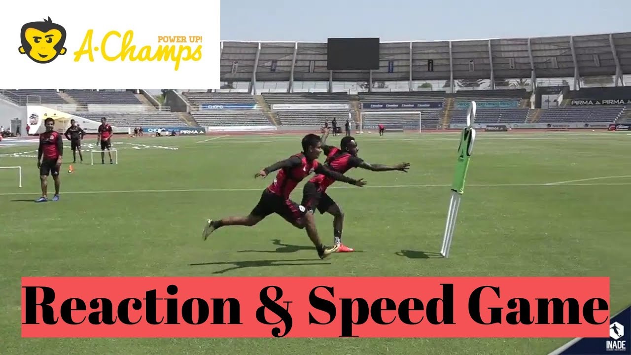 Blazing Football/Soccer Speed: Reaction Game with A-Champs - YouTube