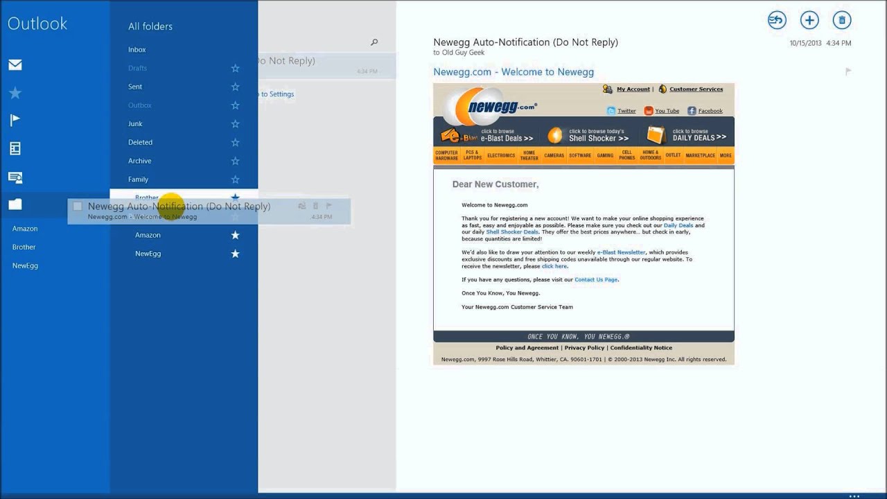 Windows 8.1 Tips - Vastly Improved Mail App - YouTube