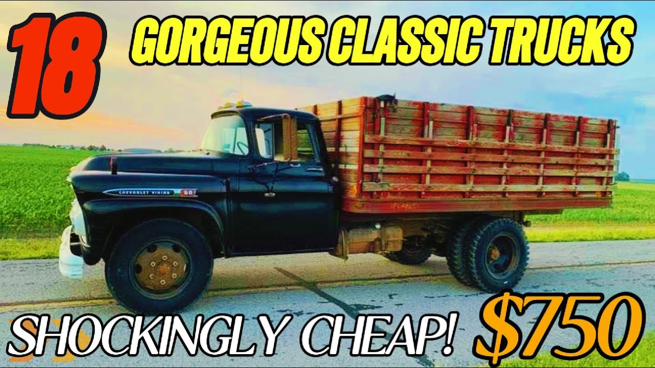 Unreal Deals: 18 Beautiful Classic Trucks at Low Prices! - YouTube