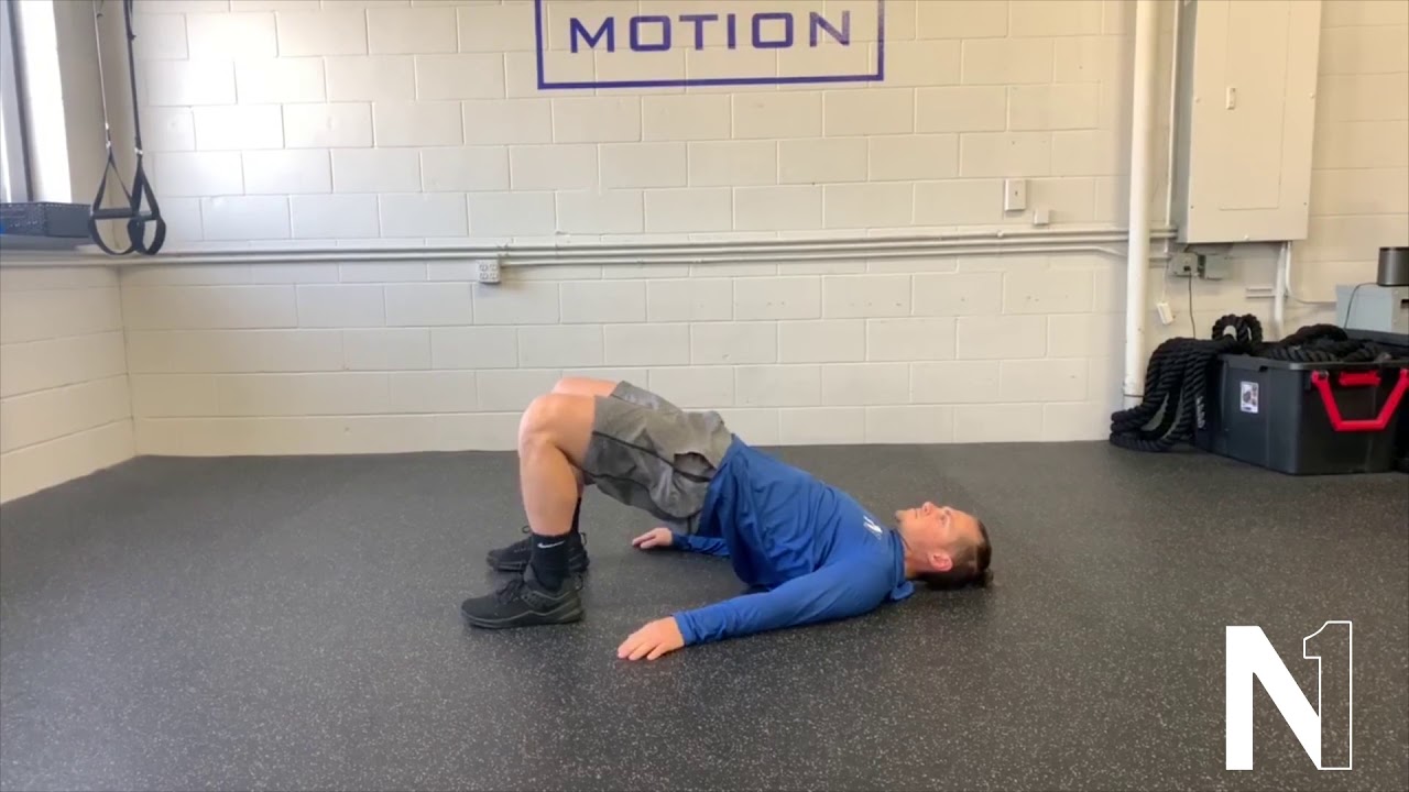 Eccentric Glute Bridge - YouTube