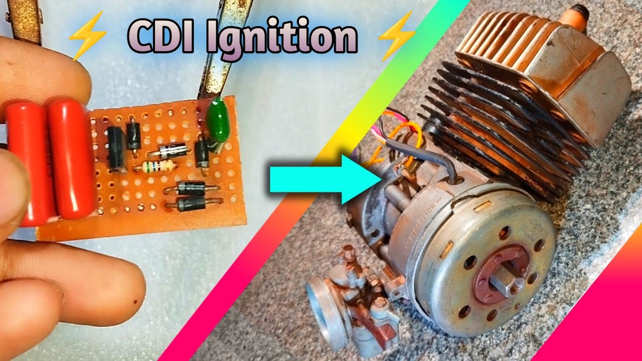 How to Make a CDI Circuit || Engine Ignition Circuit ...