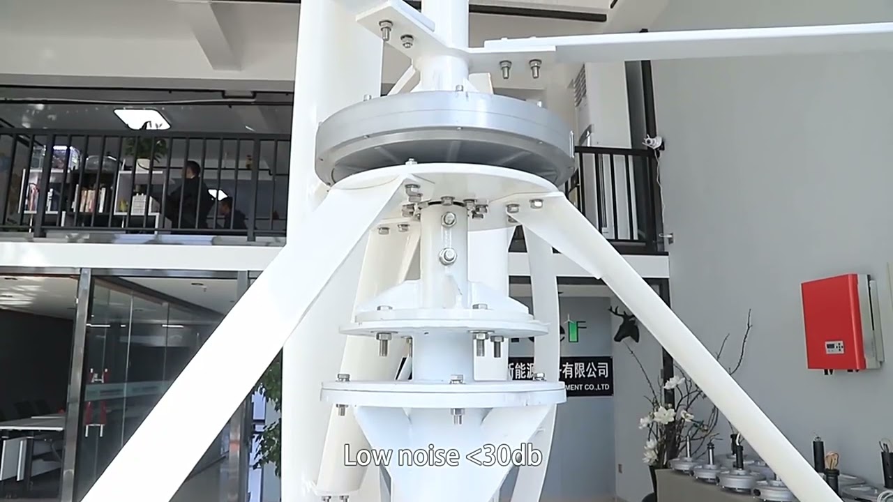 3000W Helical Design Vertical Axis Wind Turbines/ Home Wind Energy ...