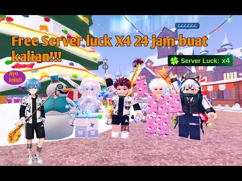 FREE SERVER LUCK X4 24 JAM BUAT KALIAN!!!FISH IT!!! - YouTube