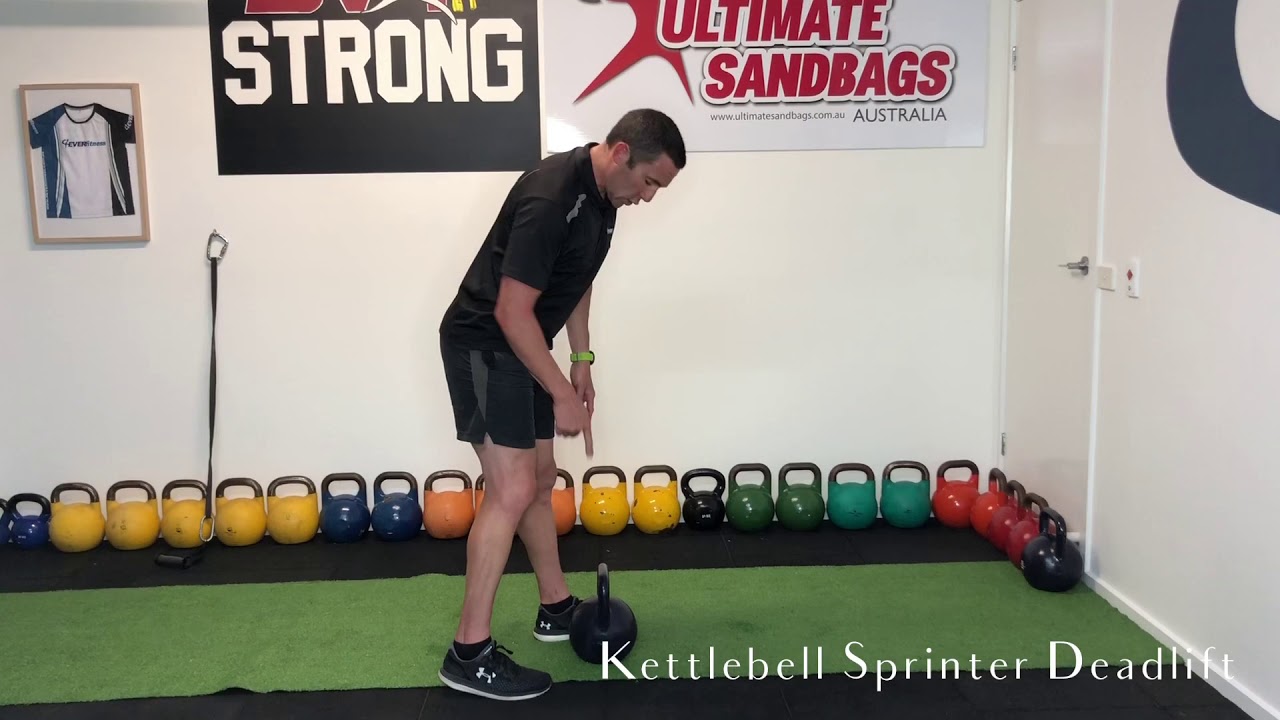 Kettlebell Sprinter Deadlifts - YouTube