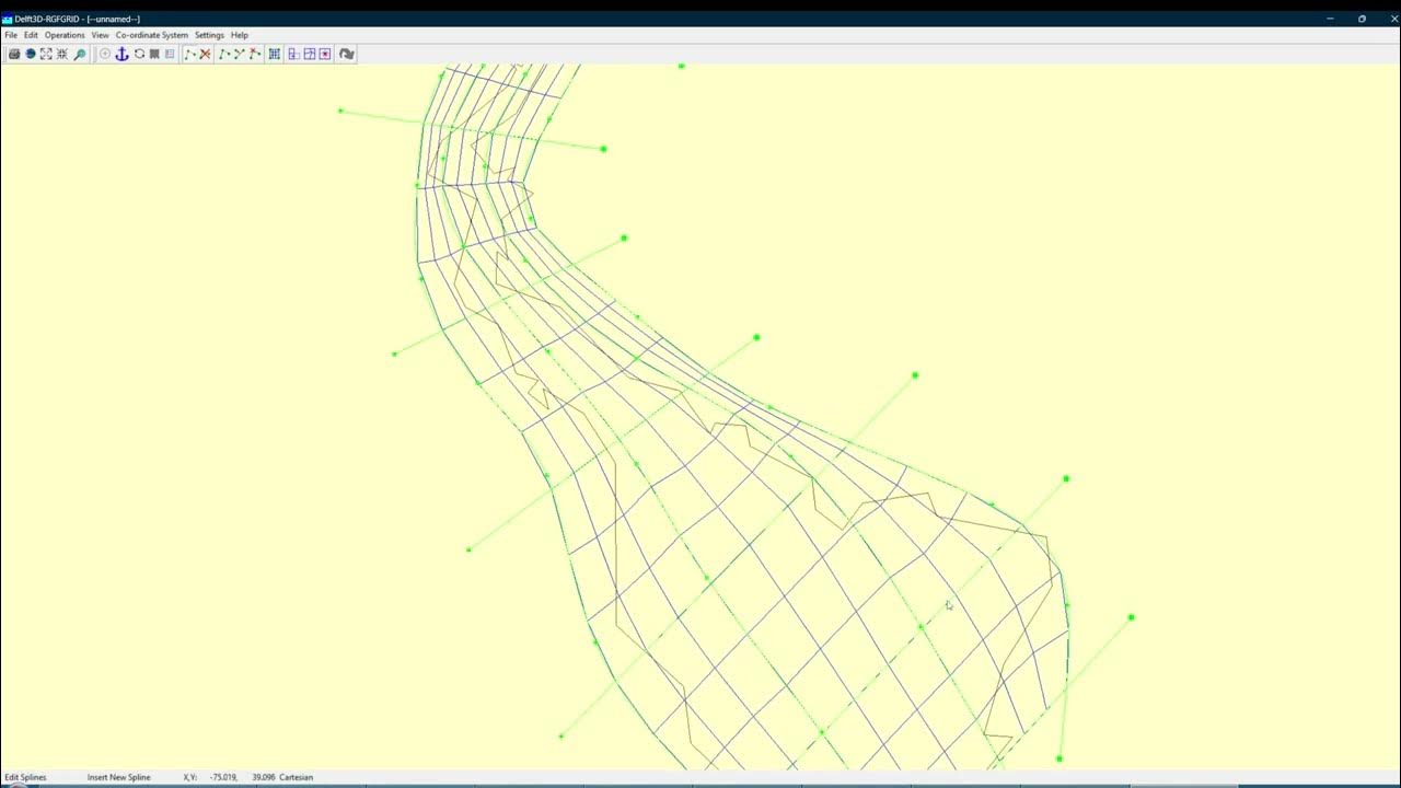 Delft3D Grid Generation Tutorial -- Download Land Boundary and Generate Delft3D Grid - YouTube