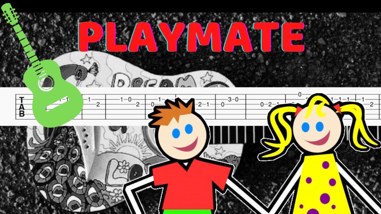 Playmate - Kids Song Guitar TAB/Tutorial - YouTube