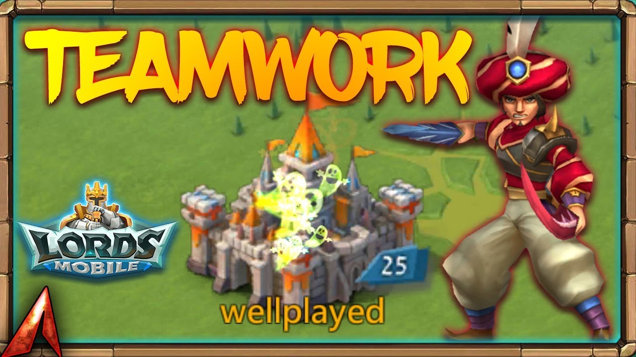 Lords Mobile - Solo Hits & Teamwork makes the dream work! - YouTube