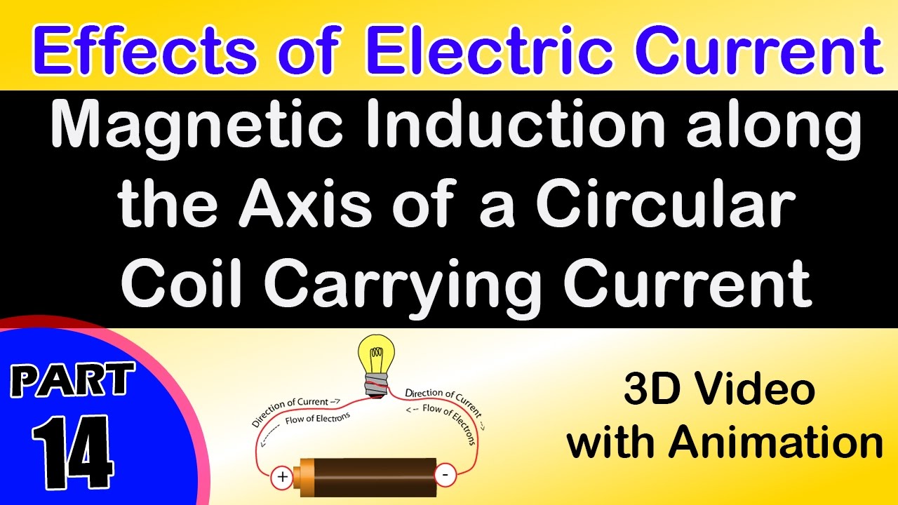 Magnetic Induction along the Axis of a Circular Coil Carrying Current ...