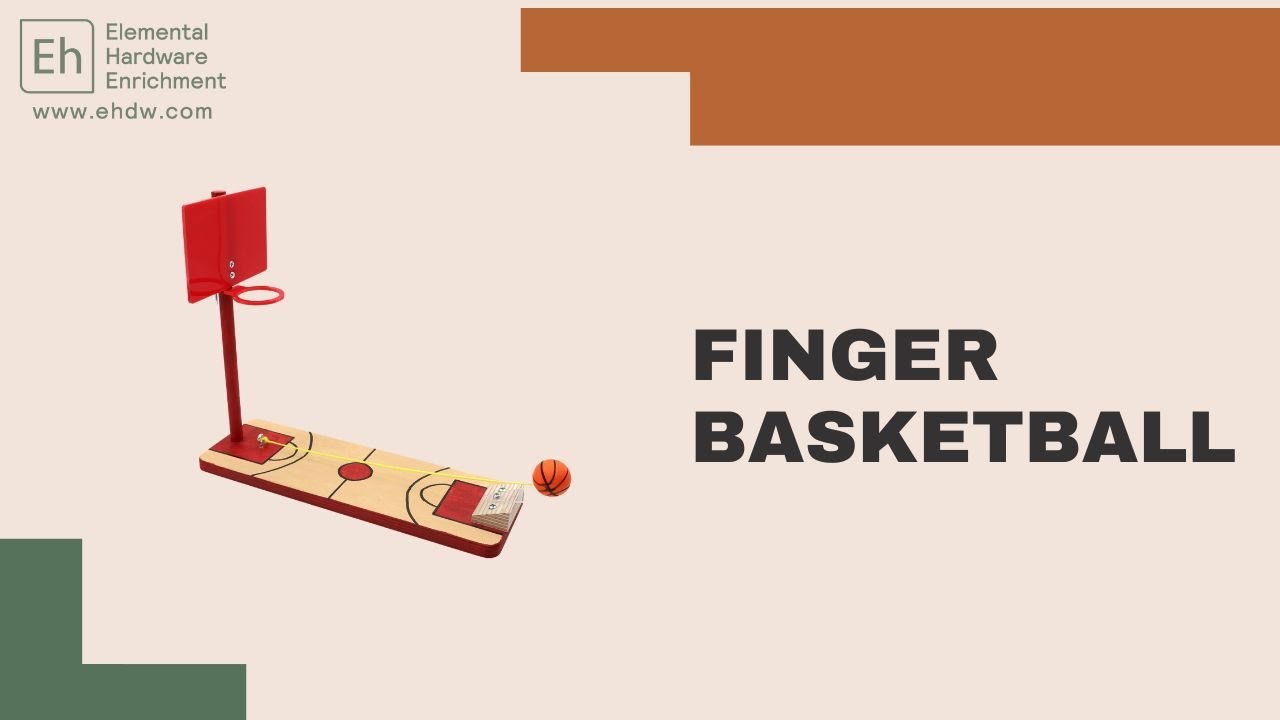 DIY Finger Basketball - YouTube