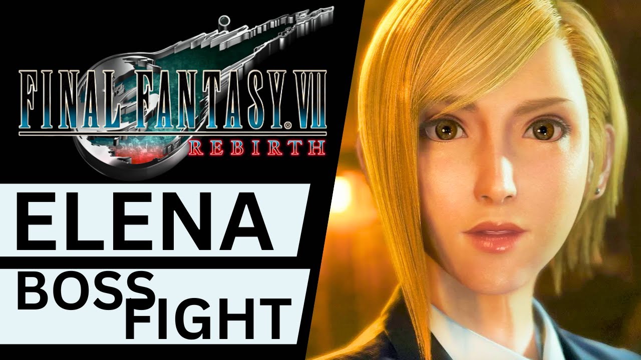 FF7 Rebirth Elena & Rude Boss Fight - YouTube
