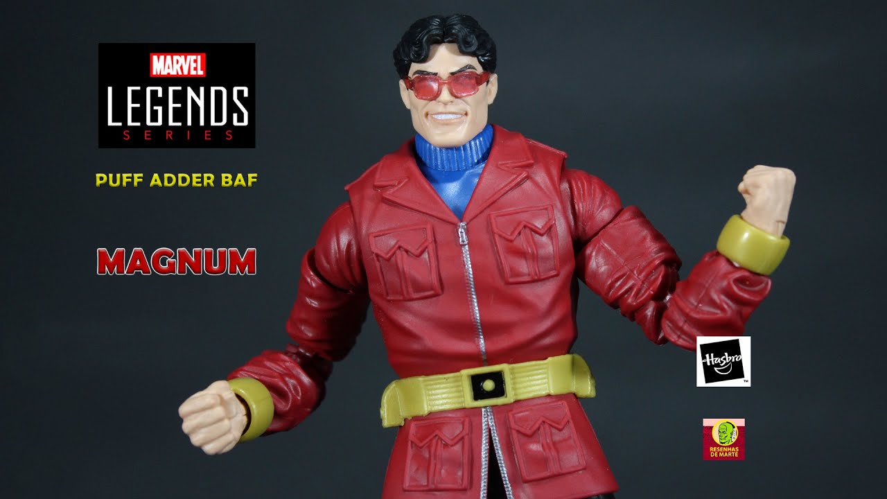 Magnum Marvel Legends Wonder Man Avengers Wave Puff Adder BAF Hasbro ...