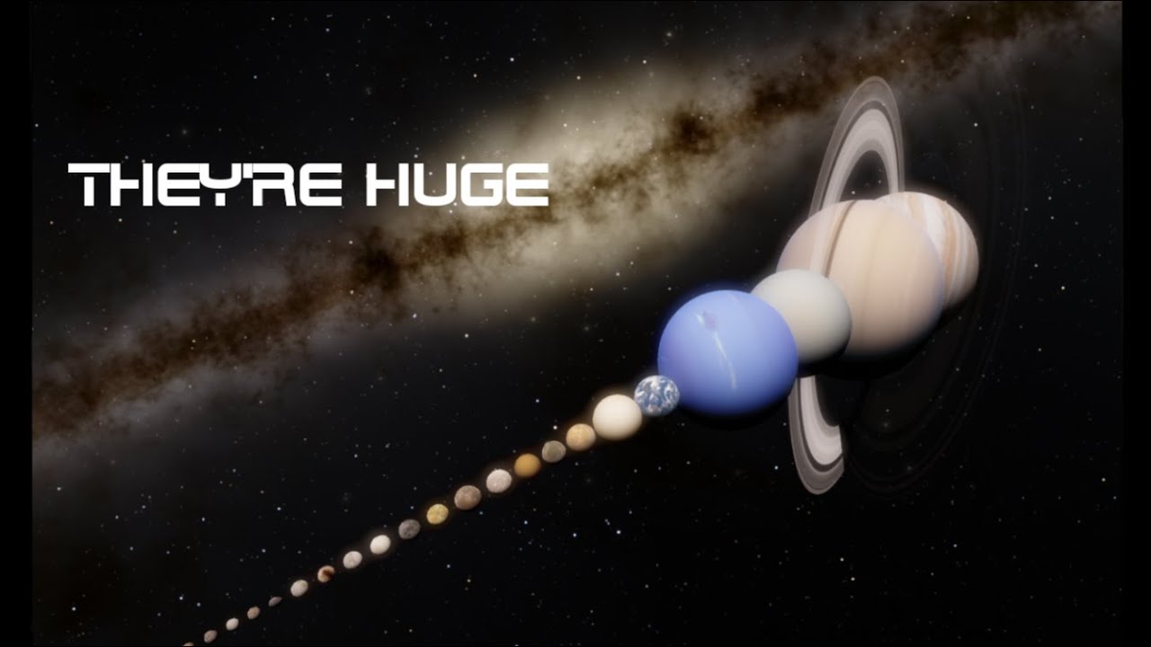 Solar System Size Comparison | 3D Animation with SpaceEngine - YouTube