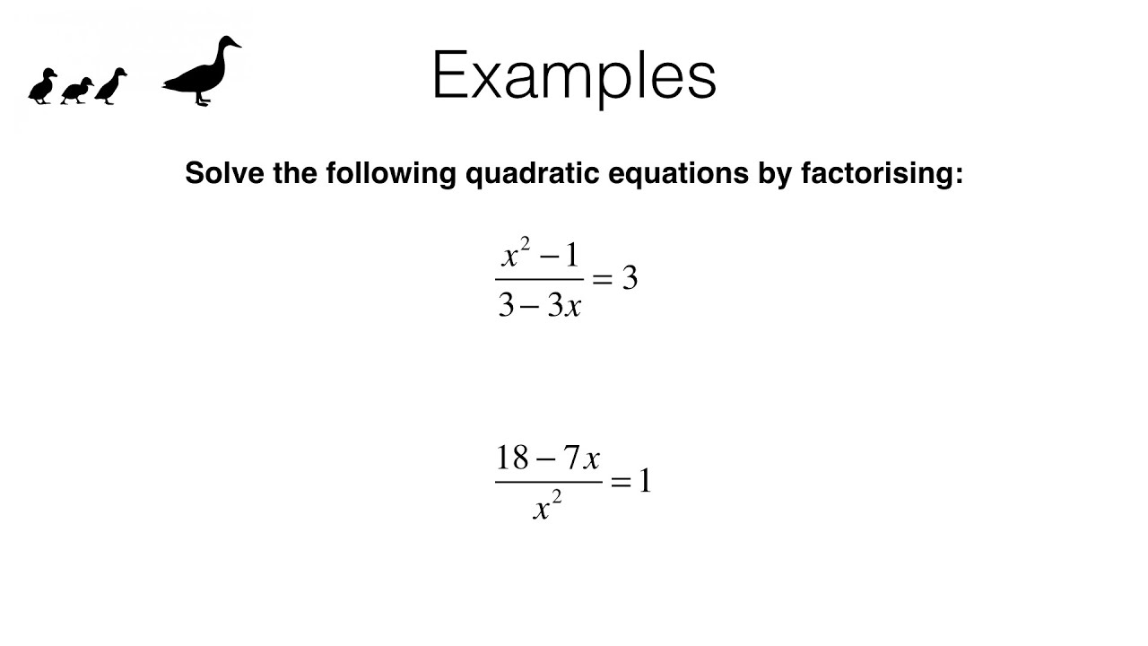 A18a Part 2 video 3 of 3 Solving disguised quadratics (advanced) - YouTube