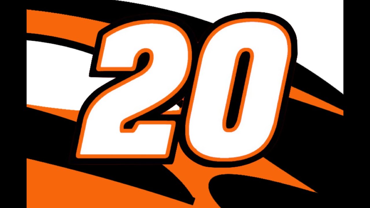 How to Make Custom Number Cards for NASCARs - YouTube