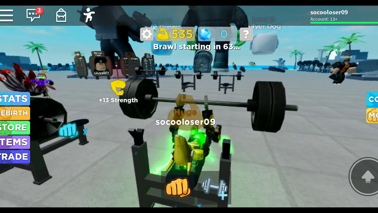 Weight lifting simulator - YouTube