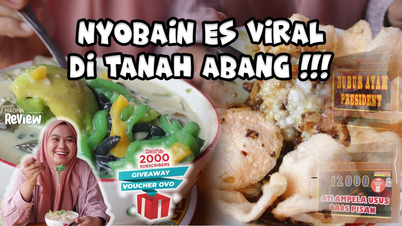 ES SELENDANG MAYANG VIRAL DI TANAH ABANG BUBUR AYAM PRESIDEN es-selendang-mayang-viral-di-tanah-abang-bubur-ayam-presiden