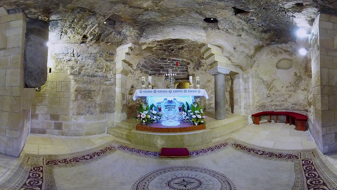 Grotto of the Annunciation in Nazareth - YouTube