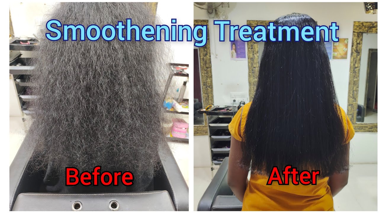 Hair straightening and smoothening Treatment process post care and pre ...