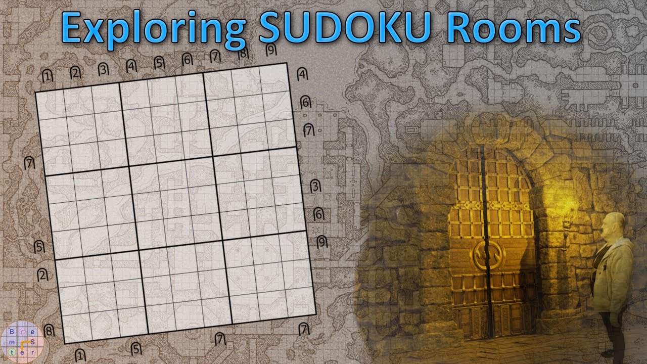 Exploring Numbered Rooms... A Sudoku Adventure for characters level 1 ...