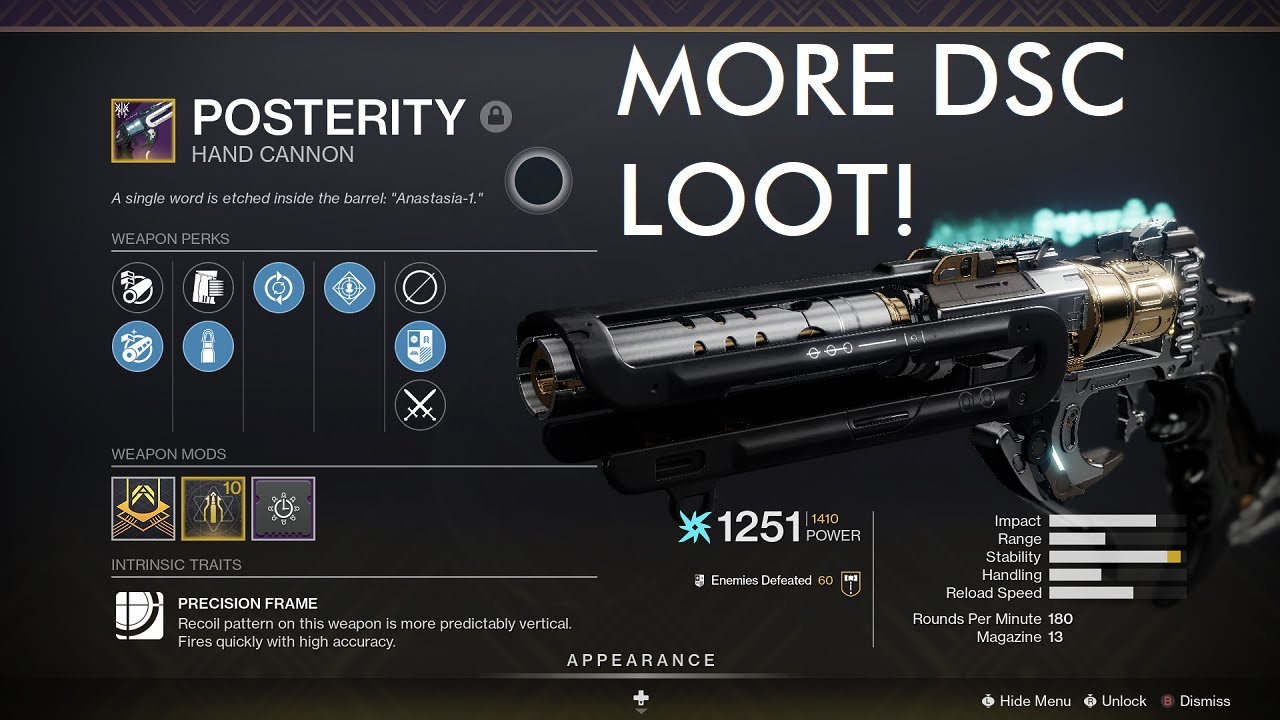 Destiny 2: Deep Stone Crypt - Showcasing More DSC Loot & My Titan Drops ...