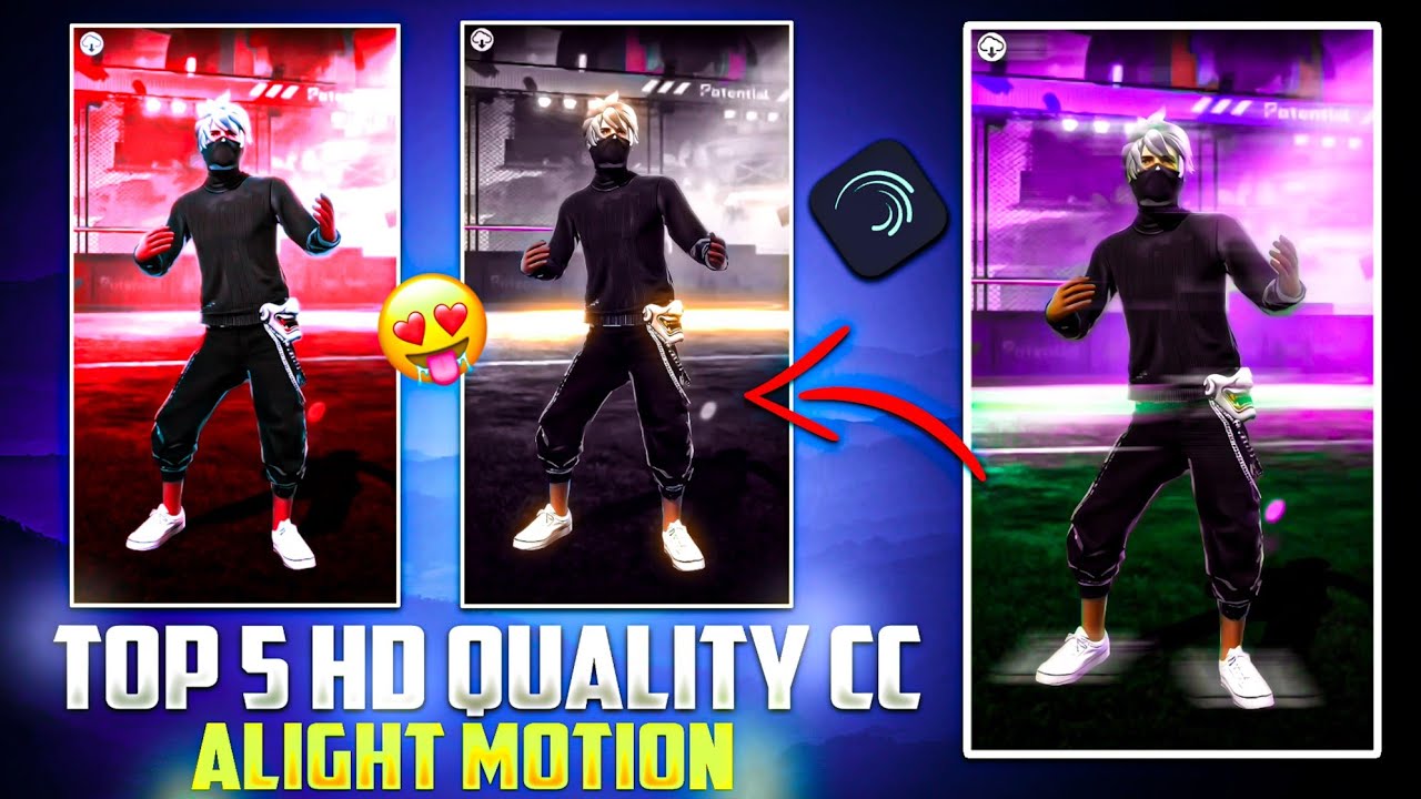 4K QUALITY CC PRESET'S PACK FOR ALIGHT MOTION | TOP 5 CC XML PRESET'S ...