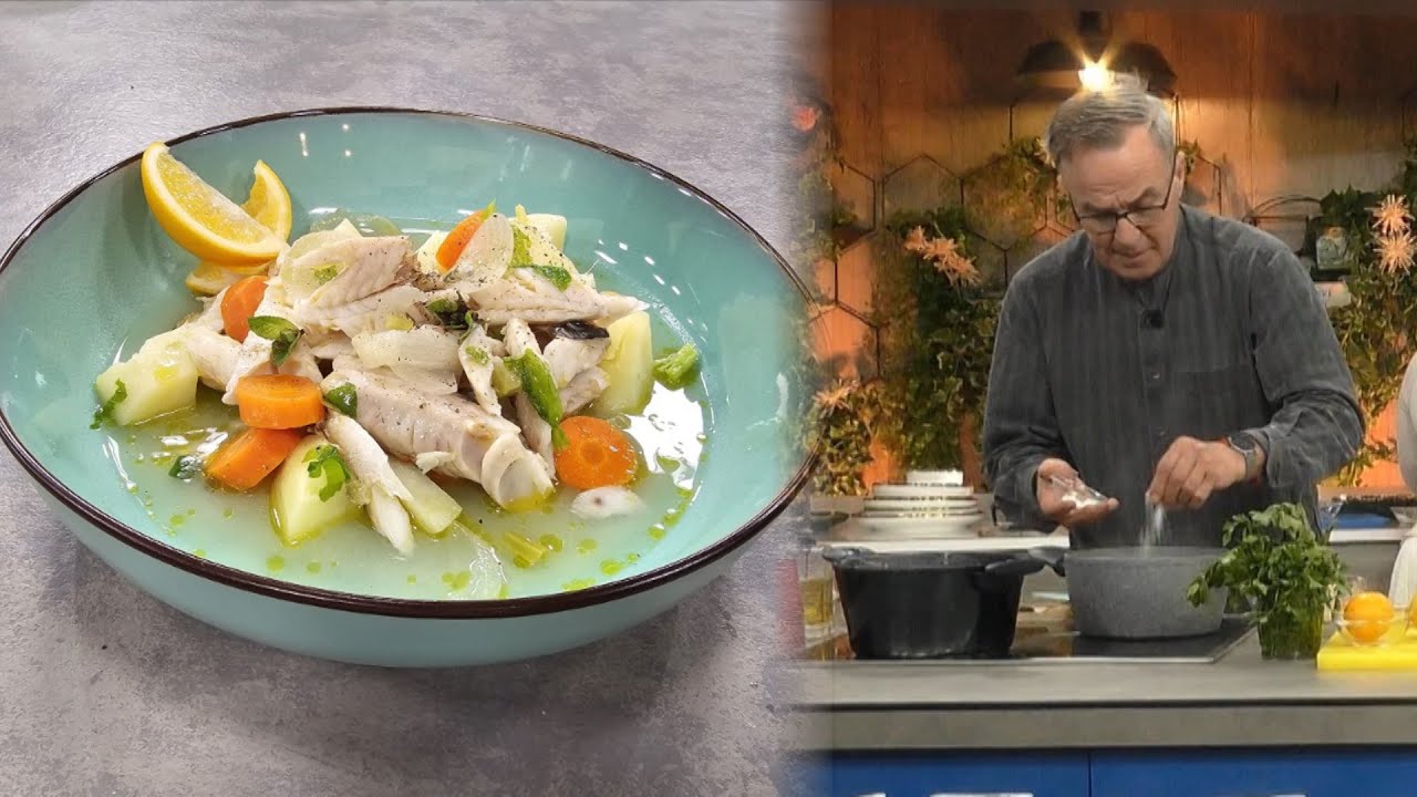 Rreze Dielli - Supë peshku me merluc, shumë shije nga Alfred Rapo ...