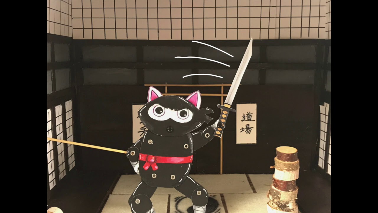 Dojo Cat Stop Motion Project - YouTube