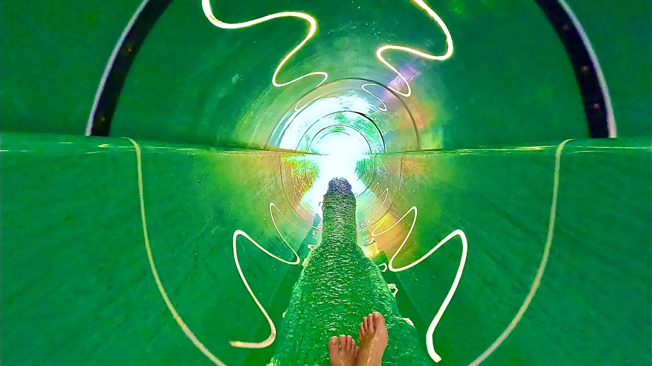 Krokodil Rutsche Water Slide at Miramar Weinheim in Germany - YouTube