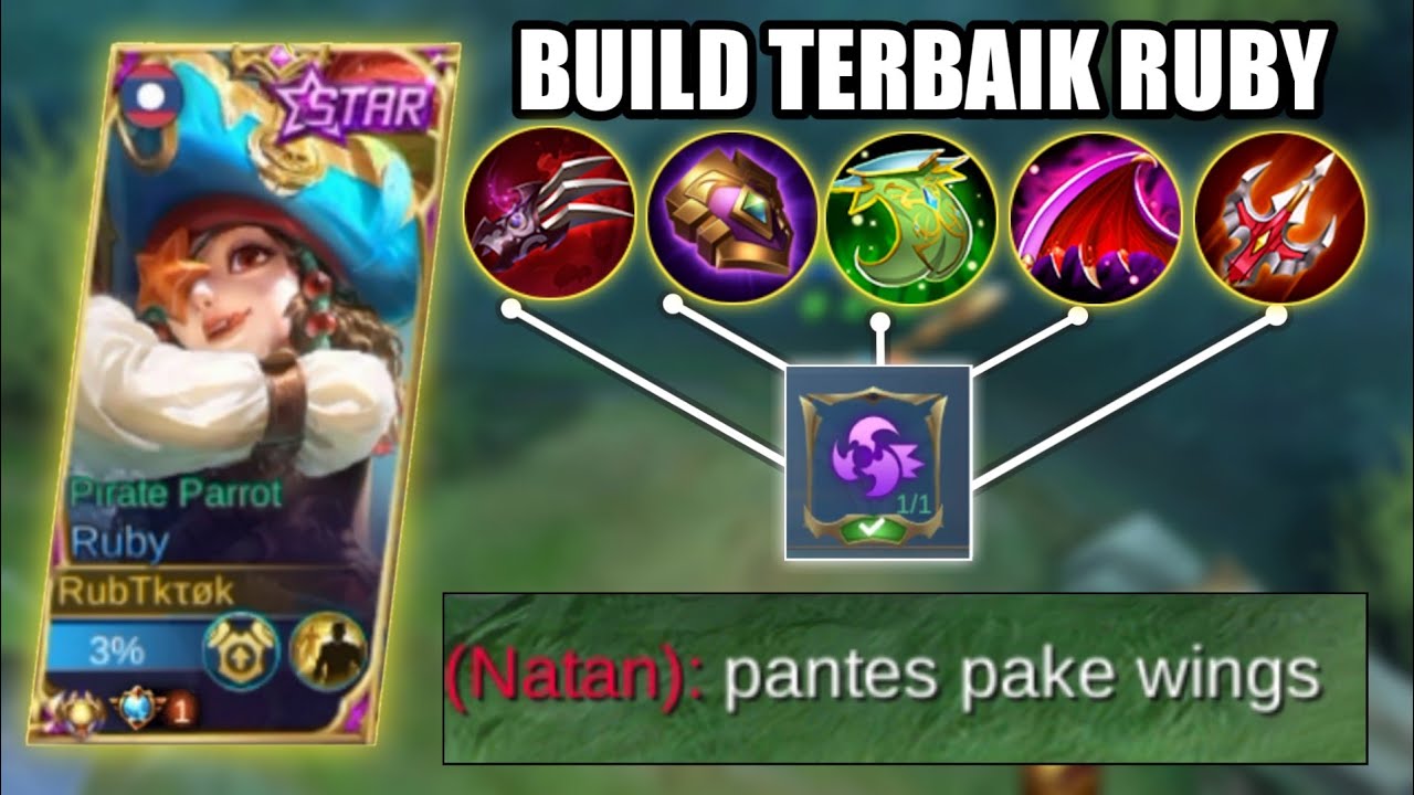 Damage Sakit, Lifesteal Deres, Darah Tebel Buat Musuh Frustasi - Build Terbaik Ruby Mobile ...