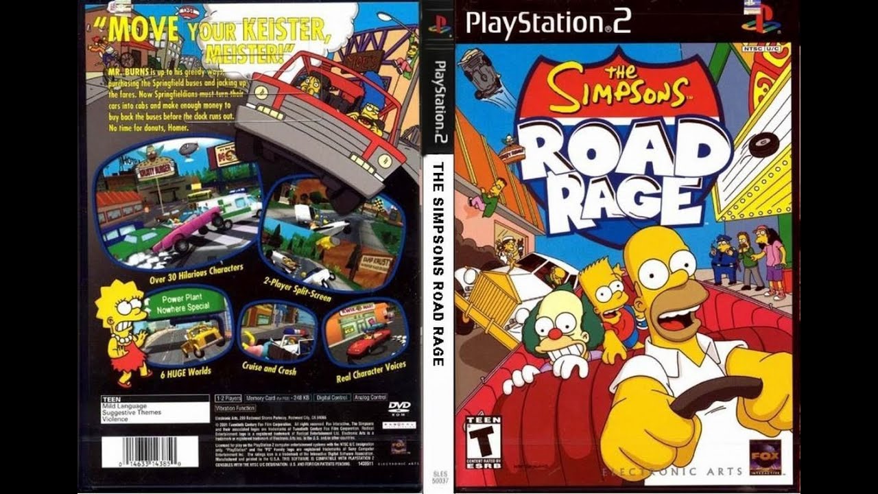 The Simpsons Road Rage PS2 Gameplay ( PCSX2 Emulator ) - YouTube