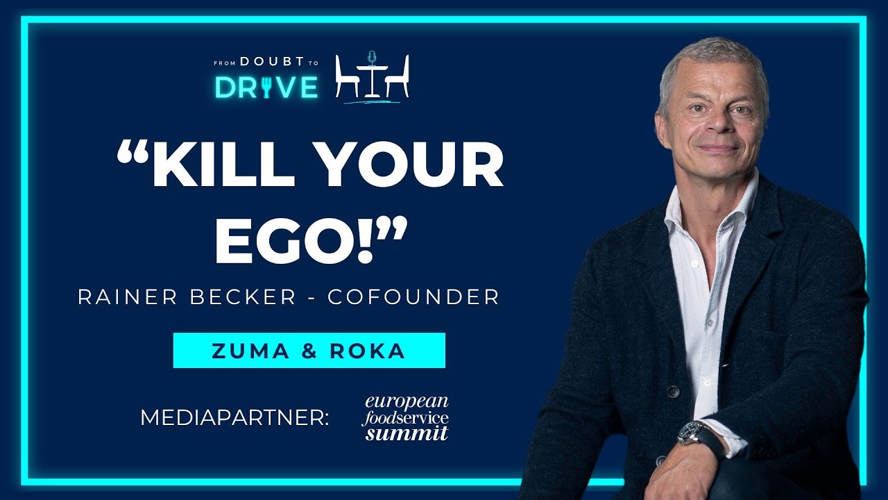 "Natural fear of failure drives every entrepreneur" Rainer Becker ...