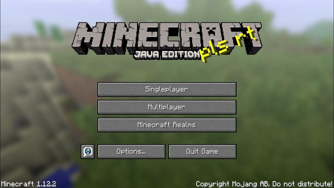 Minecraft - 1.12 Title Screen - 1 Hour - YouTube