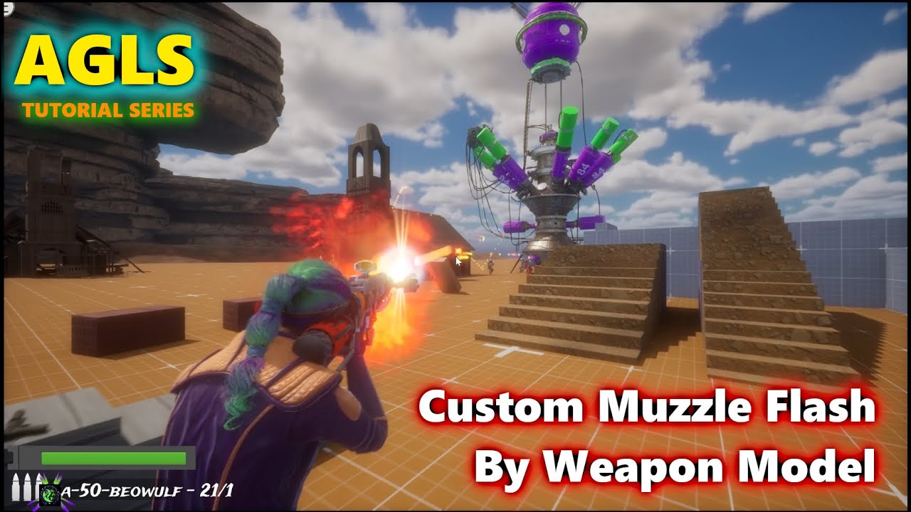 AGLS Tutorial Series (Part 3) Custom Muzzle Flash By Weapon Model. - YouTube