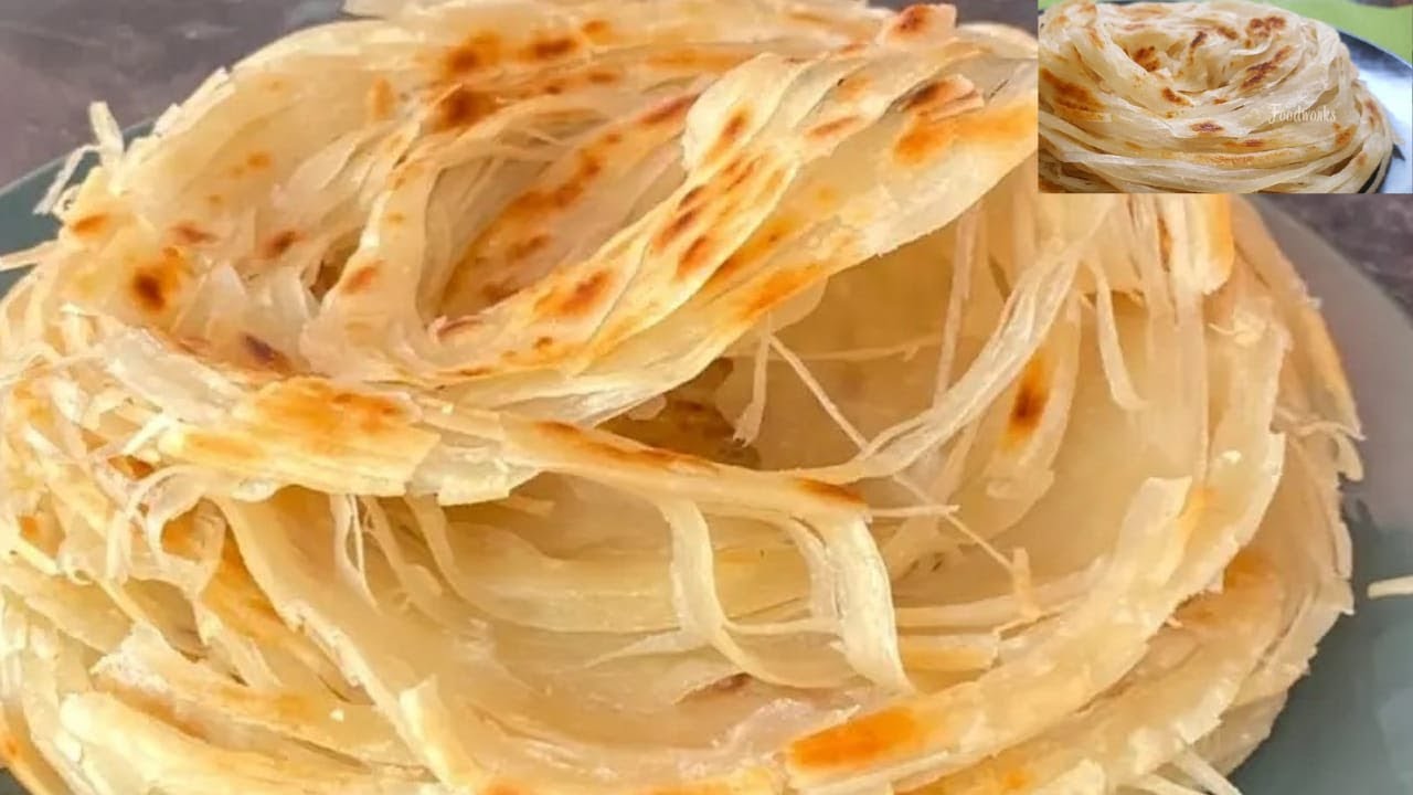 लच्छा परांठा बनाने की आसान विधि - Lachha Paratha - Multi Layered Lachha ...