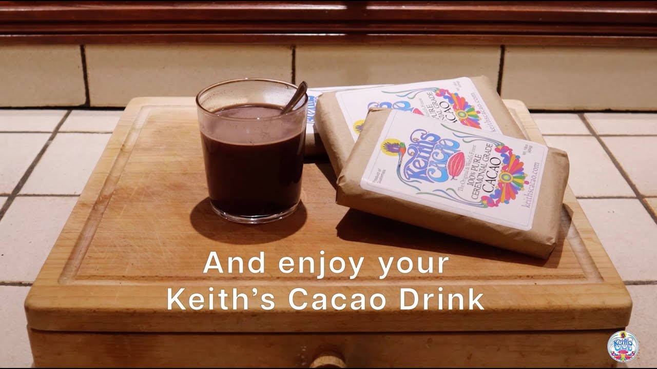 How to prepare your cup of Keith's Cacao without a blender - YouTube