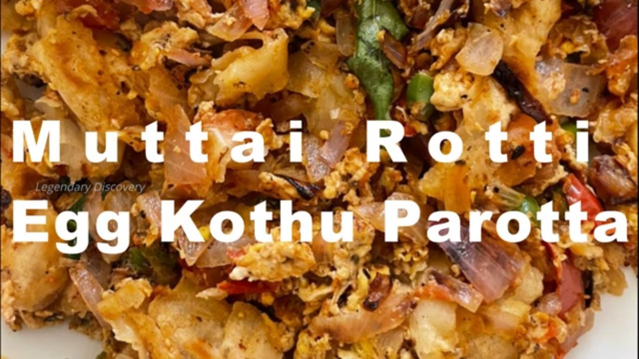 Muttai Rotti in Tamil | ரோட்டு கடை கொத்து பரோட்டா - YouTube