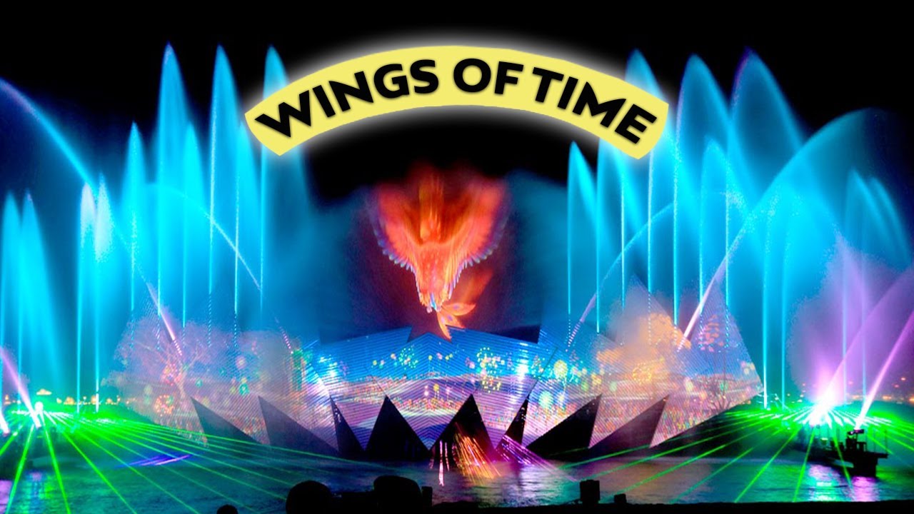 Singapore Sentosa wings of time show |Night show in Singapore ...