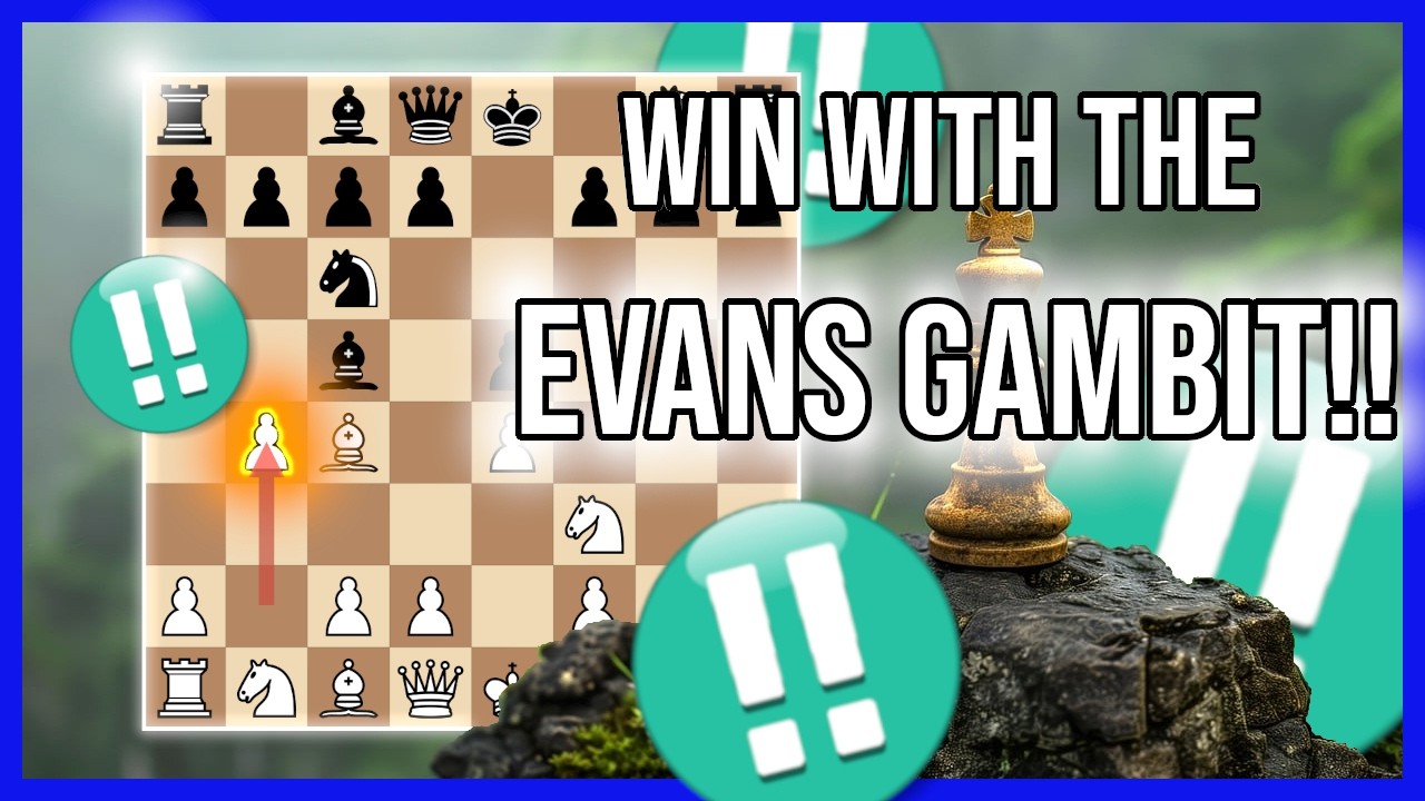CRUSH with the EVANS GAMBIT as white!! Win the Italian Game #chess # ...