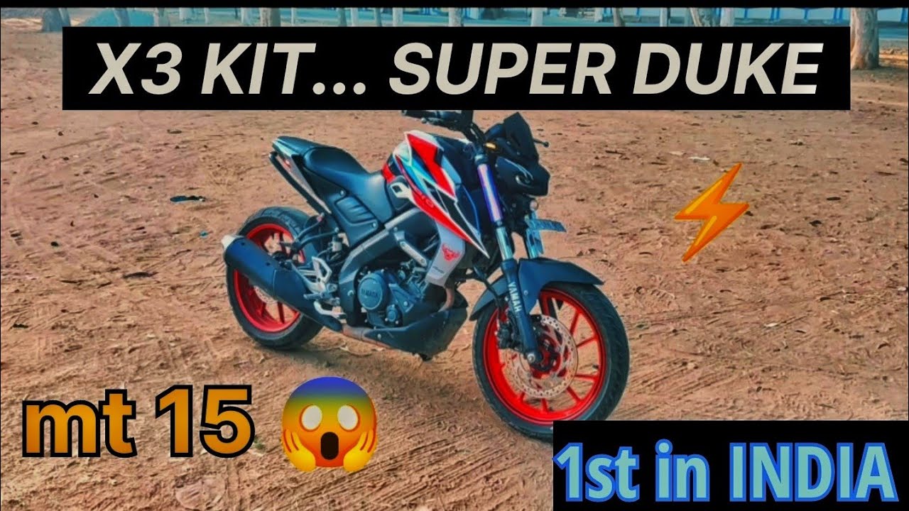 MT 15 Body Kit 😱 1st in India ⚡ Super Duke Modification 🔥 #jharkhand # ...