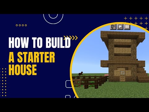 How to build a easy starter house toturial 🏡 - YouTube