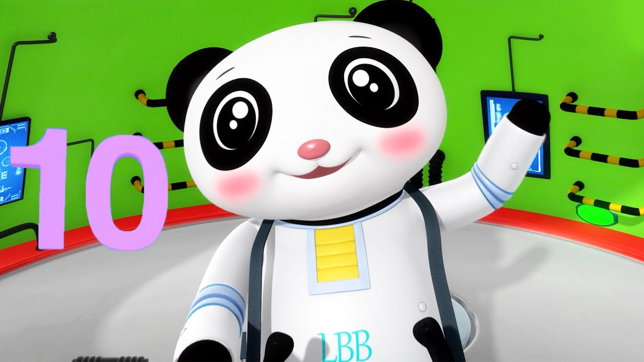 10 Rockets | Nursery Rhymes & Kids Songs - ABCs and 123s - YouTube